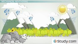 how does physical weathering work